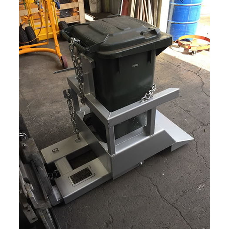 Forklift Wheelie Bin Tipper x 1 bin In Stock Melbourne | Forklift ...