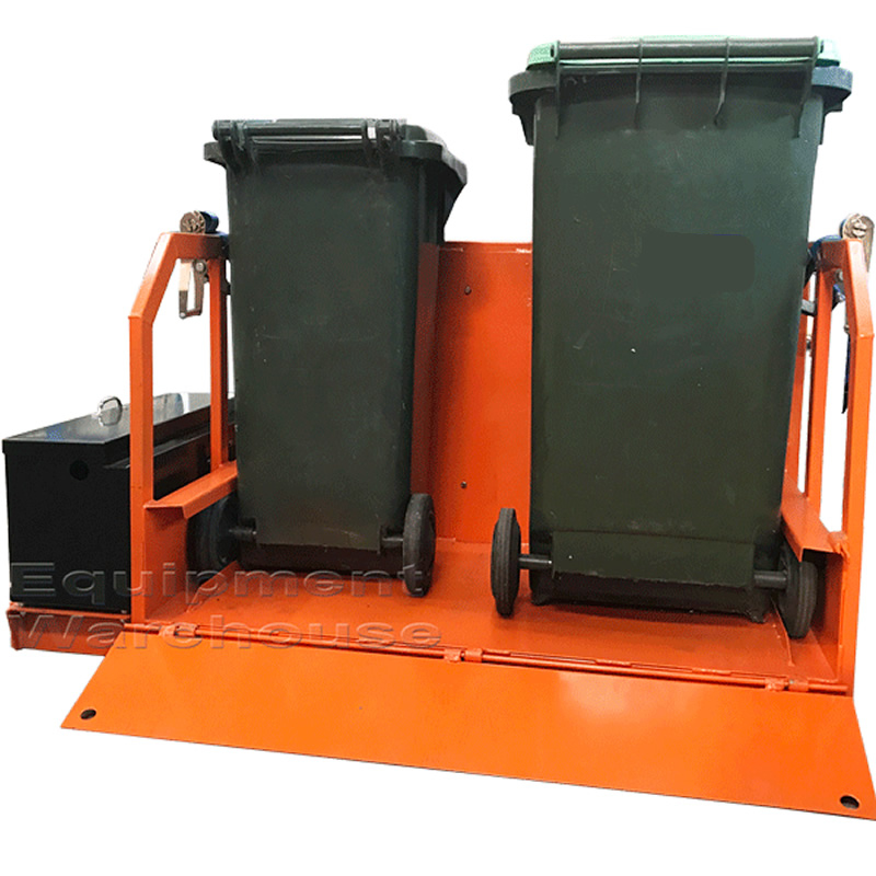 Forklift Hydraulic Sideway Double Wheelie Bin Tipper | Forklift ...